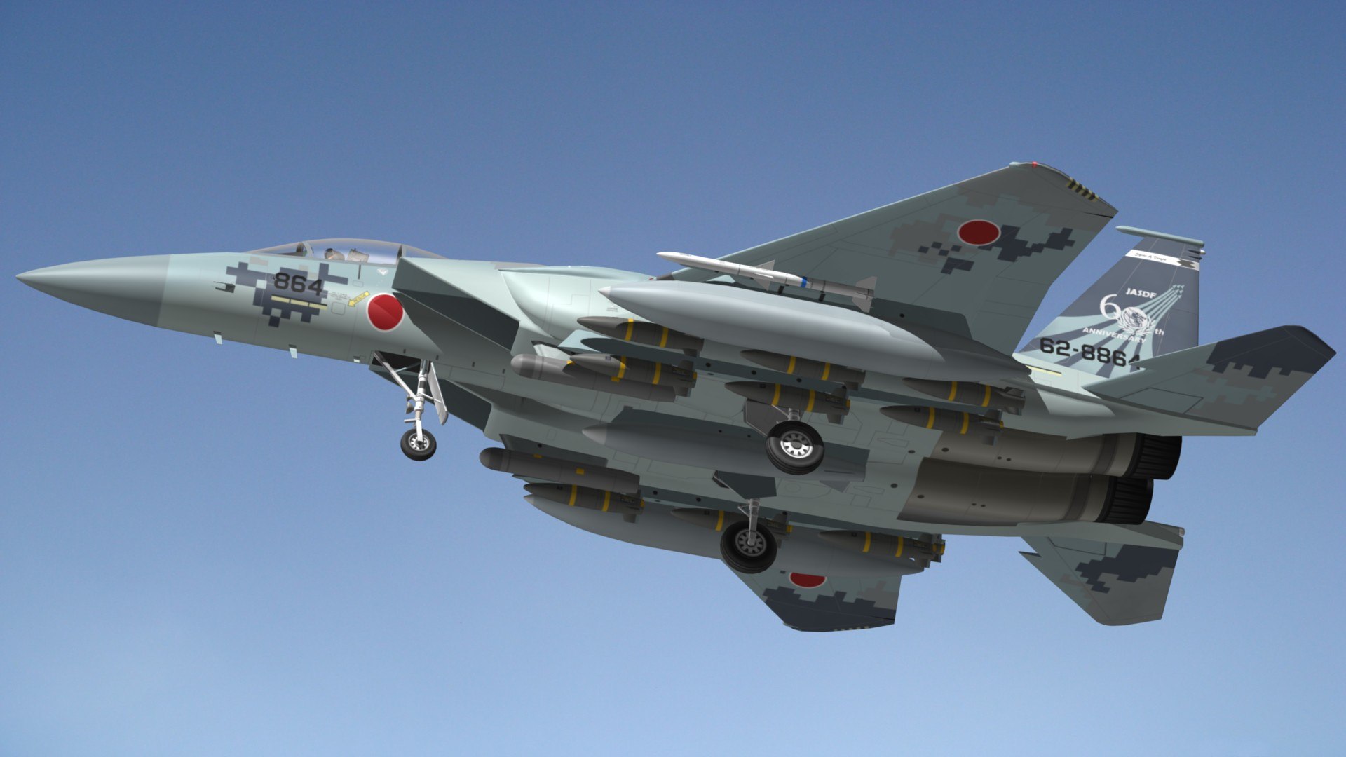 Mitsubishi F-15J 3D Model - TurboSquid 1829245