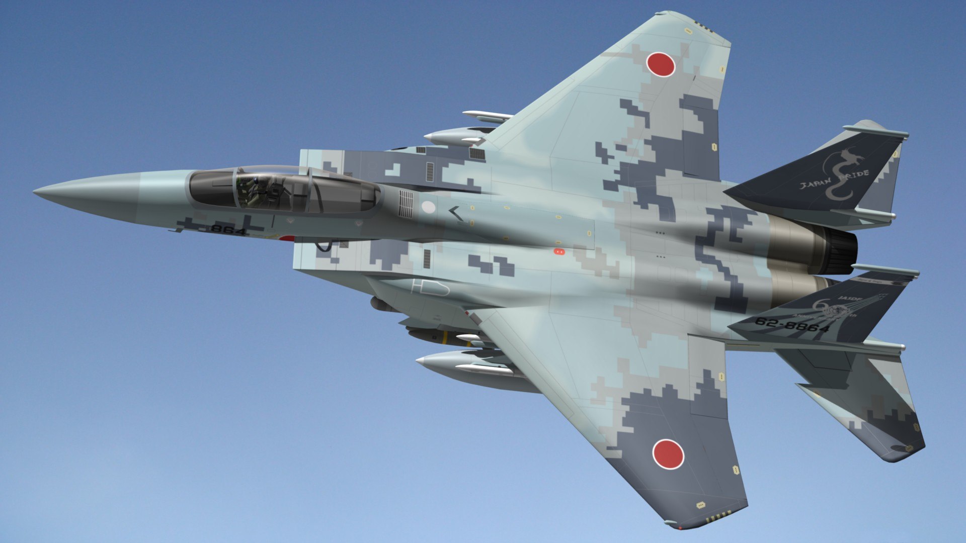 Mitsubishi F-15J 3D Model - TurboSquid 1829245