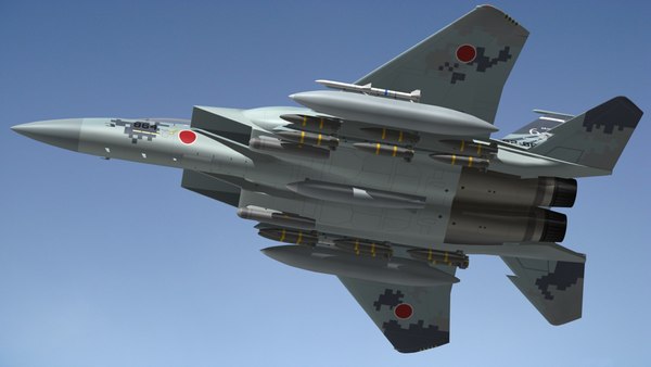 Mitsubishi F-15J 3D model - TurboSquid 1829245