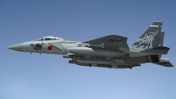 Mitsubishi F-15J 3D model - TurboSquid 1829245