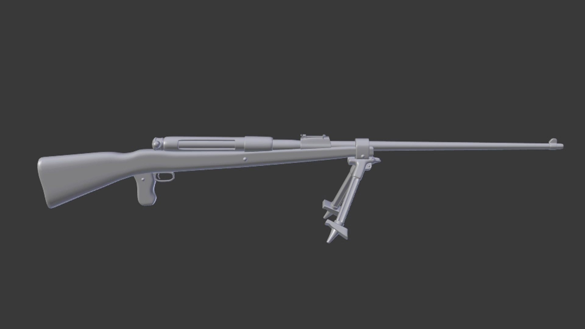 Mauser Rifle 3d Model