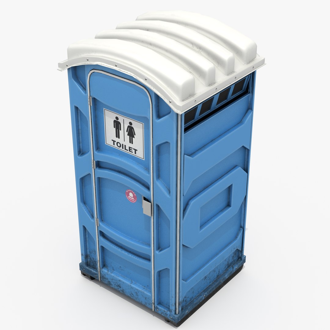 Mobile toilet 3D model - TurboSquid 1284509
