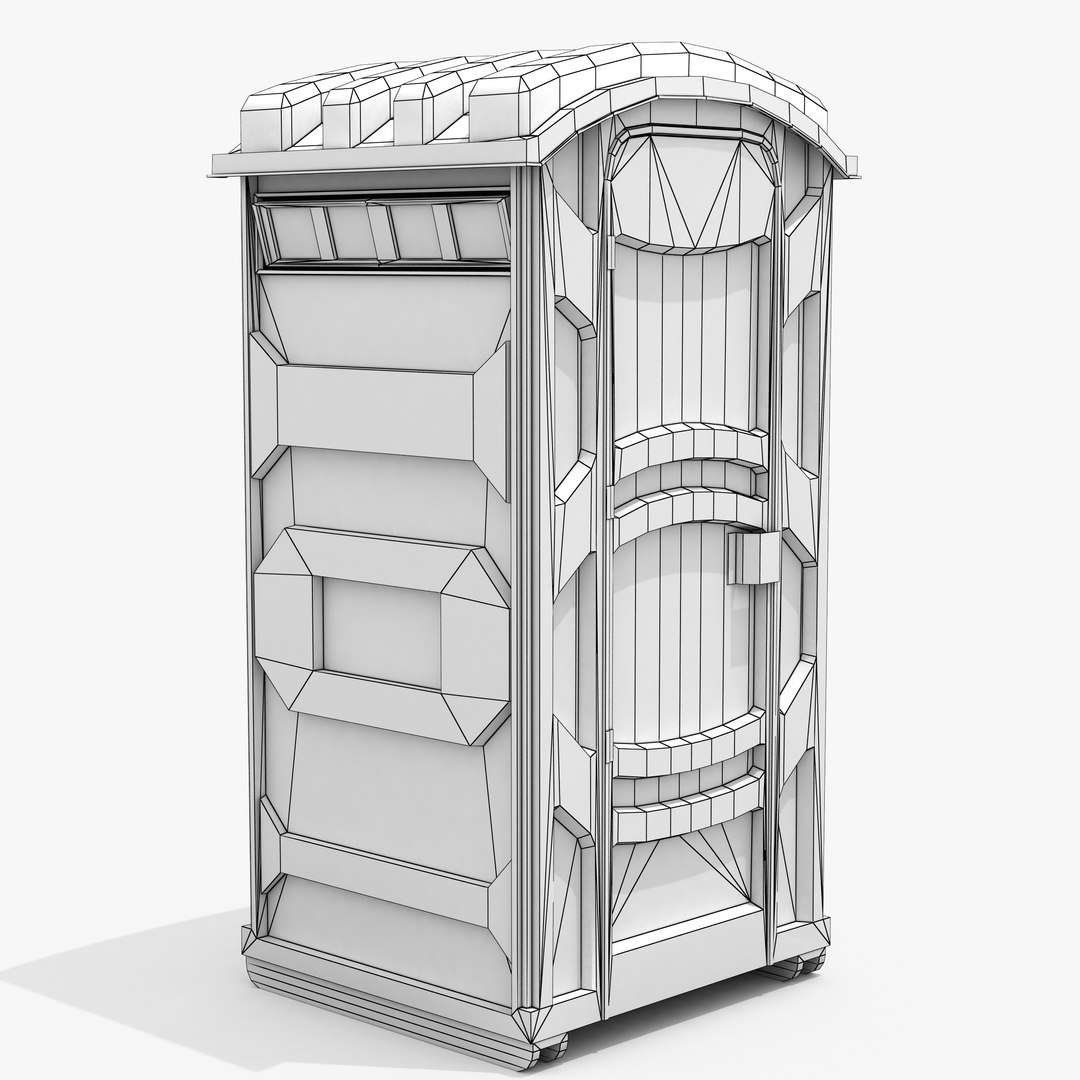 Mobile toilet 3D model - TurboSquid 1284509