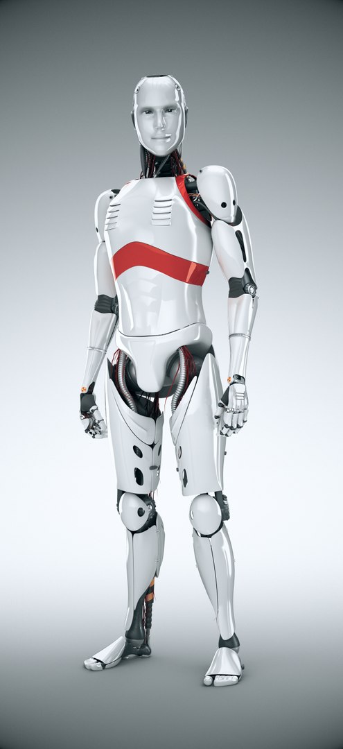 3D Cyborg Robot Man - TurboSquid 1546460