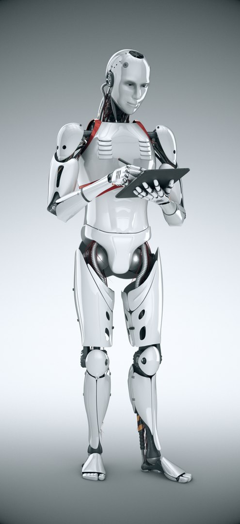 3D Cyborg Robot Man - TurboSquid 1546460
