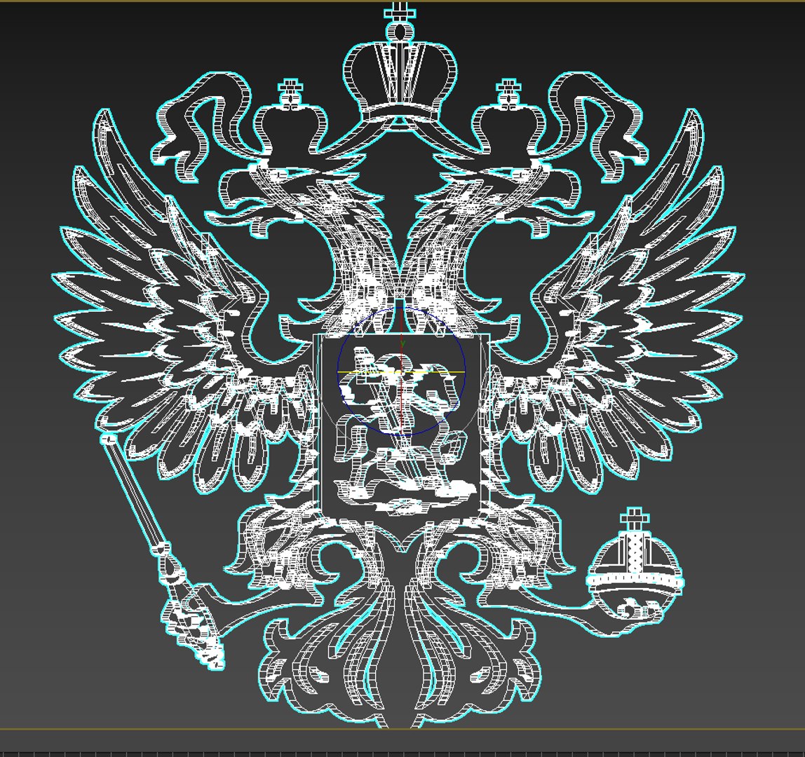 3D Emblem Russian Federation Model - TurboSquid 1541808