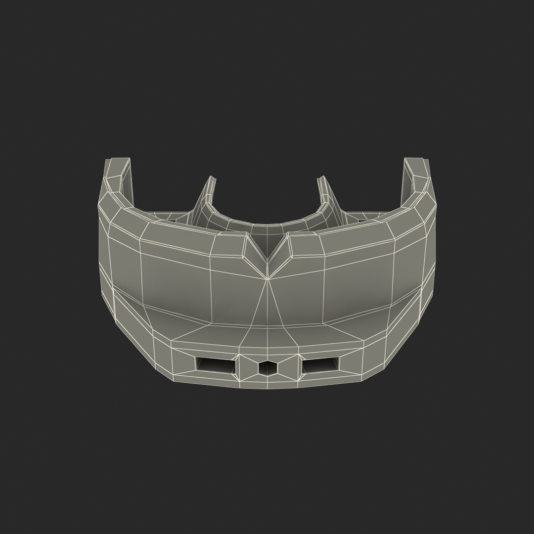 Gel Strapless Mouthguard 3d Model