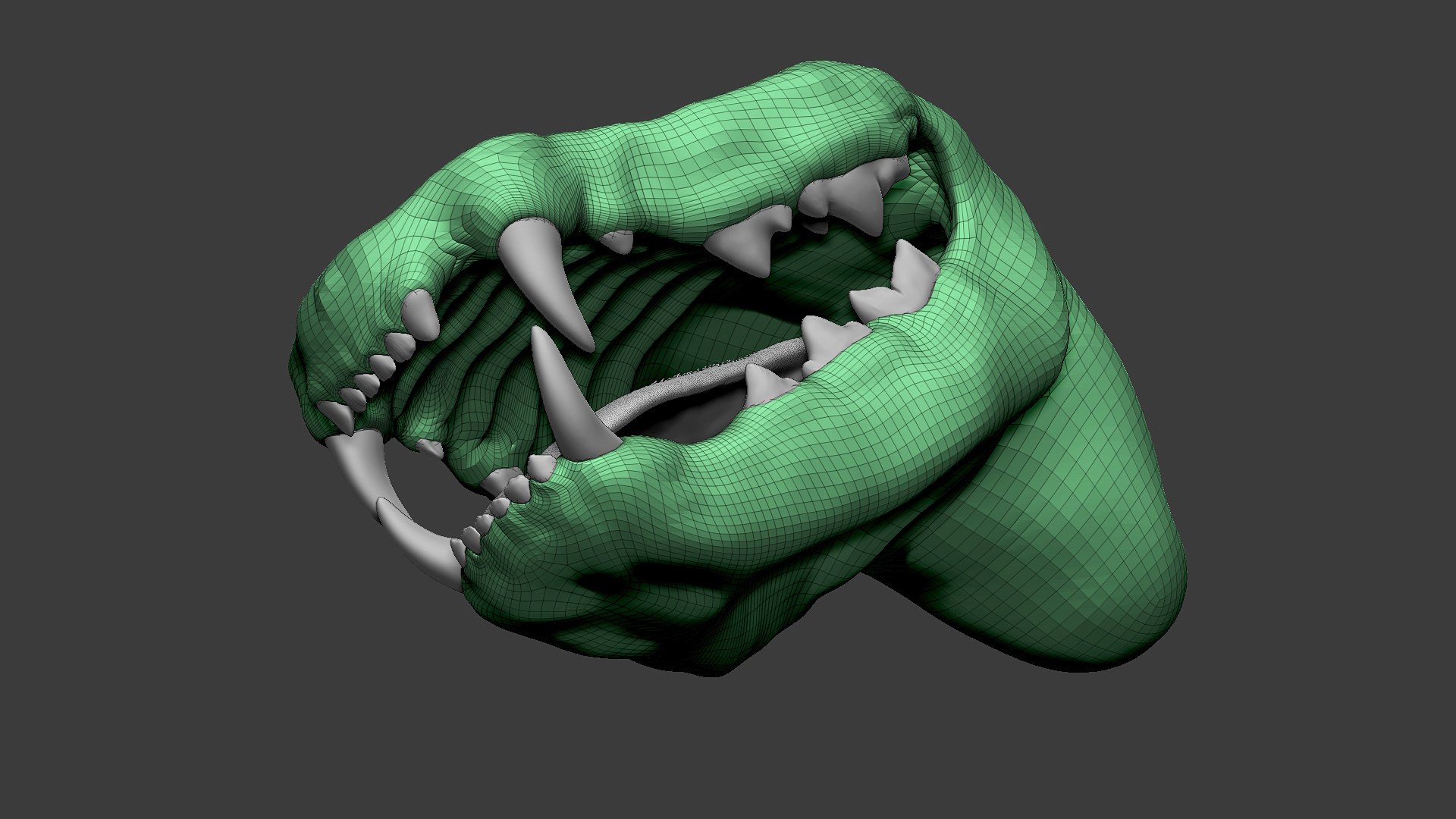 3D Cat Mouth ZBrush Sculpt Model - TurboSquid 1770269