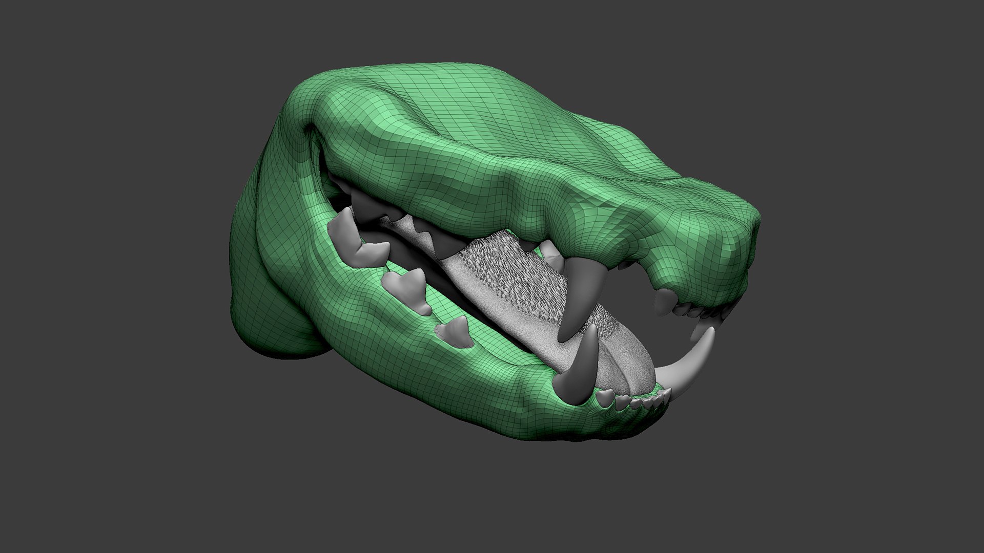 3D Cat Mouth ZBrush Sculpt Model - TurboSquid 1770269