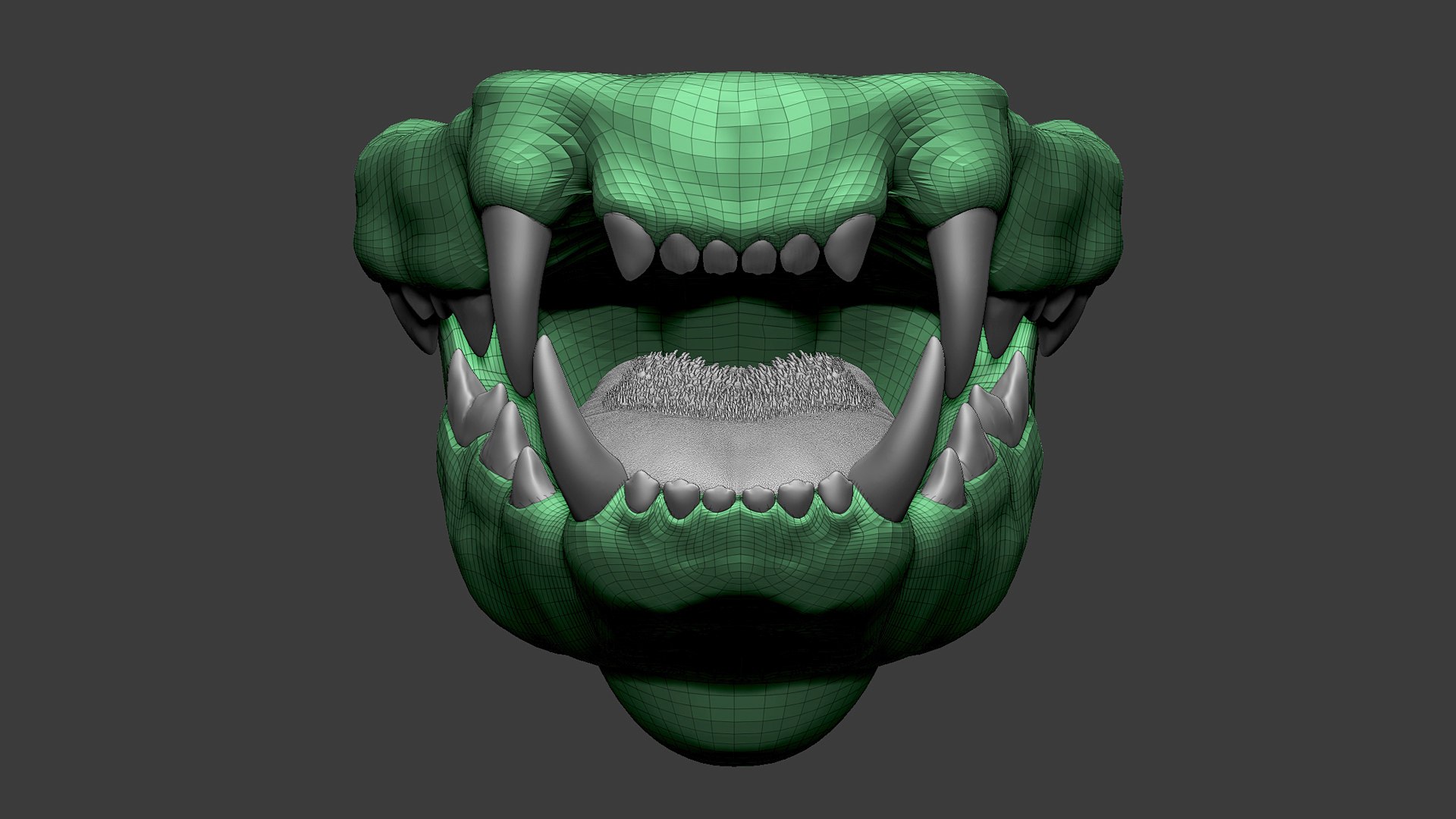 3D Cat Mouth ZBrush Sculpt Model - TurboSquid 1770269