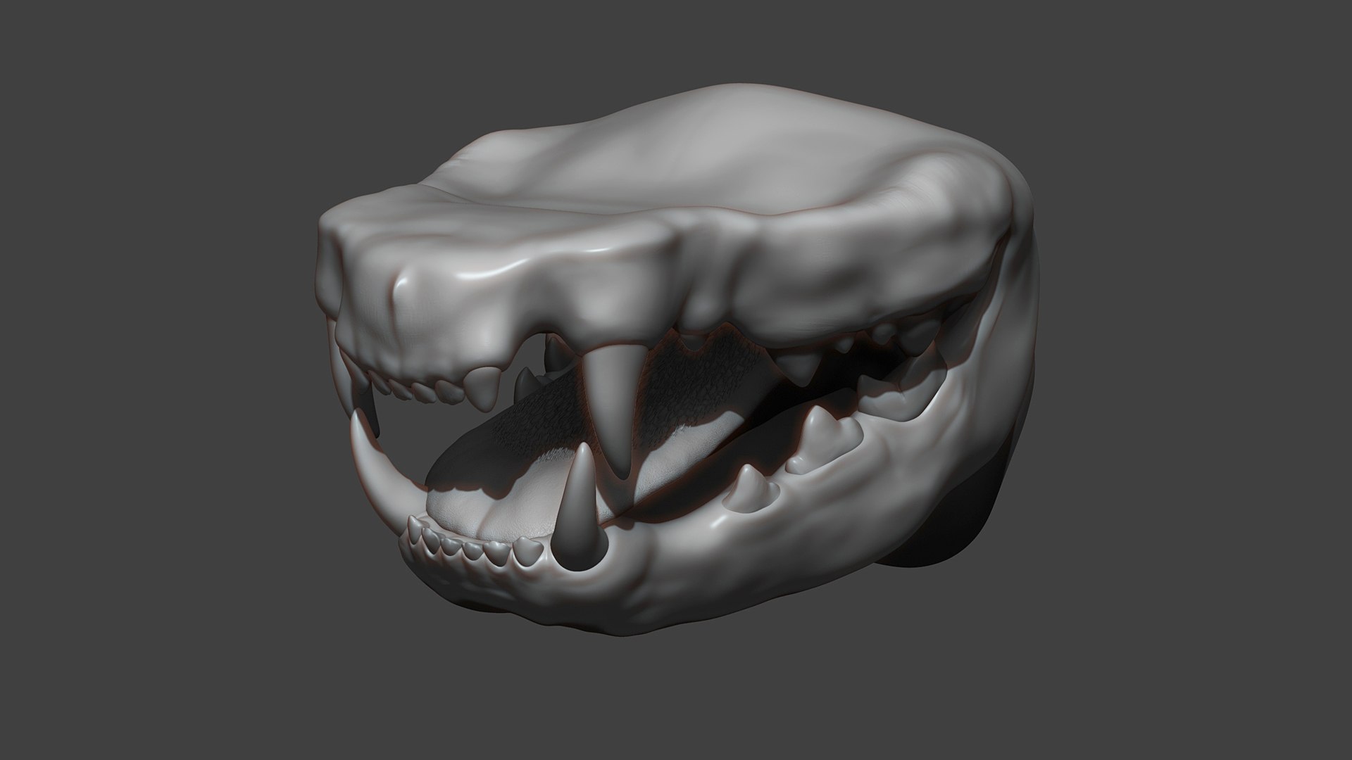 3D Cat Mouth ZBrush Sculpt Model - TurboSquid 1770269