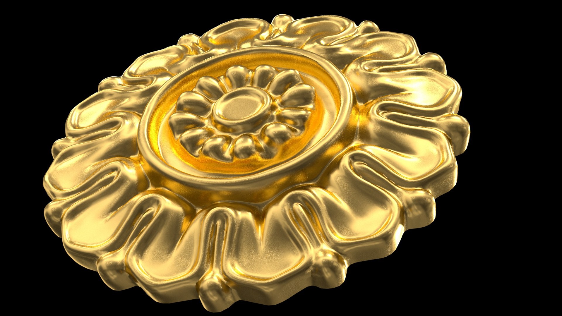 Plaster Decorative Bow DS245 3D Model - TurboSquid 2385853