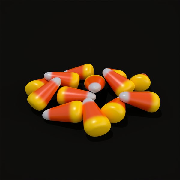 3D Candy Corn Pile - TurboSquid 1961799