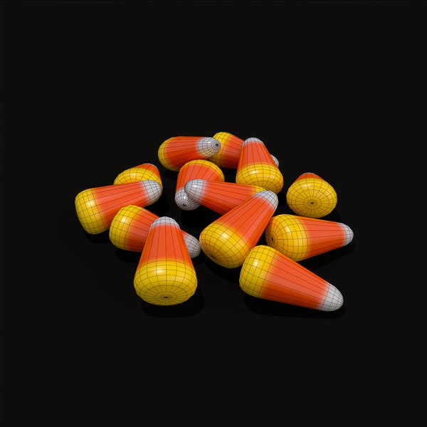 3D Candy Corn Pile - TurboSquid 1961799