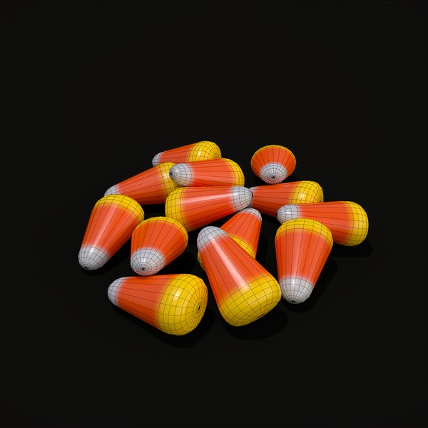 3D Candy Corn Pile - TurboSquid 1961799