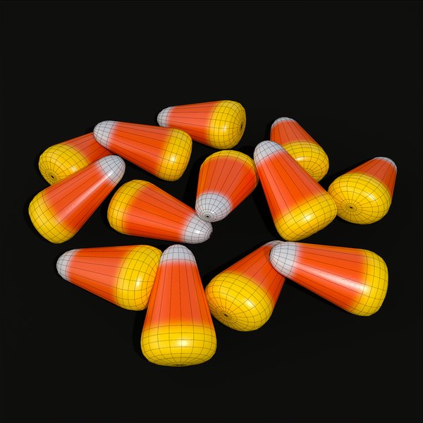 3D Candy Corn Pile - TurboSquid 1961799