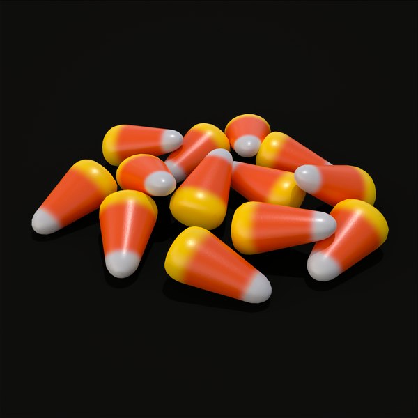 3D Candy Corn Pile - TurboSquid 1961799