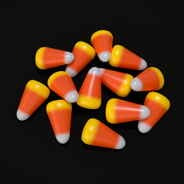 3D Candy Corn Pile - TurboSquid 1961799