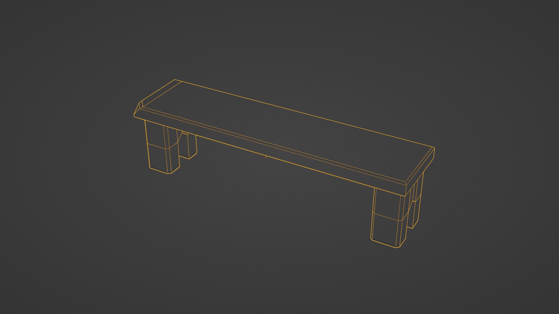 Stylised Stone Bench 3D Model - TurboSquid 2154338
