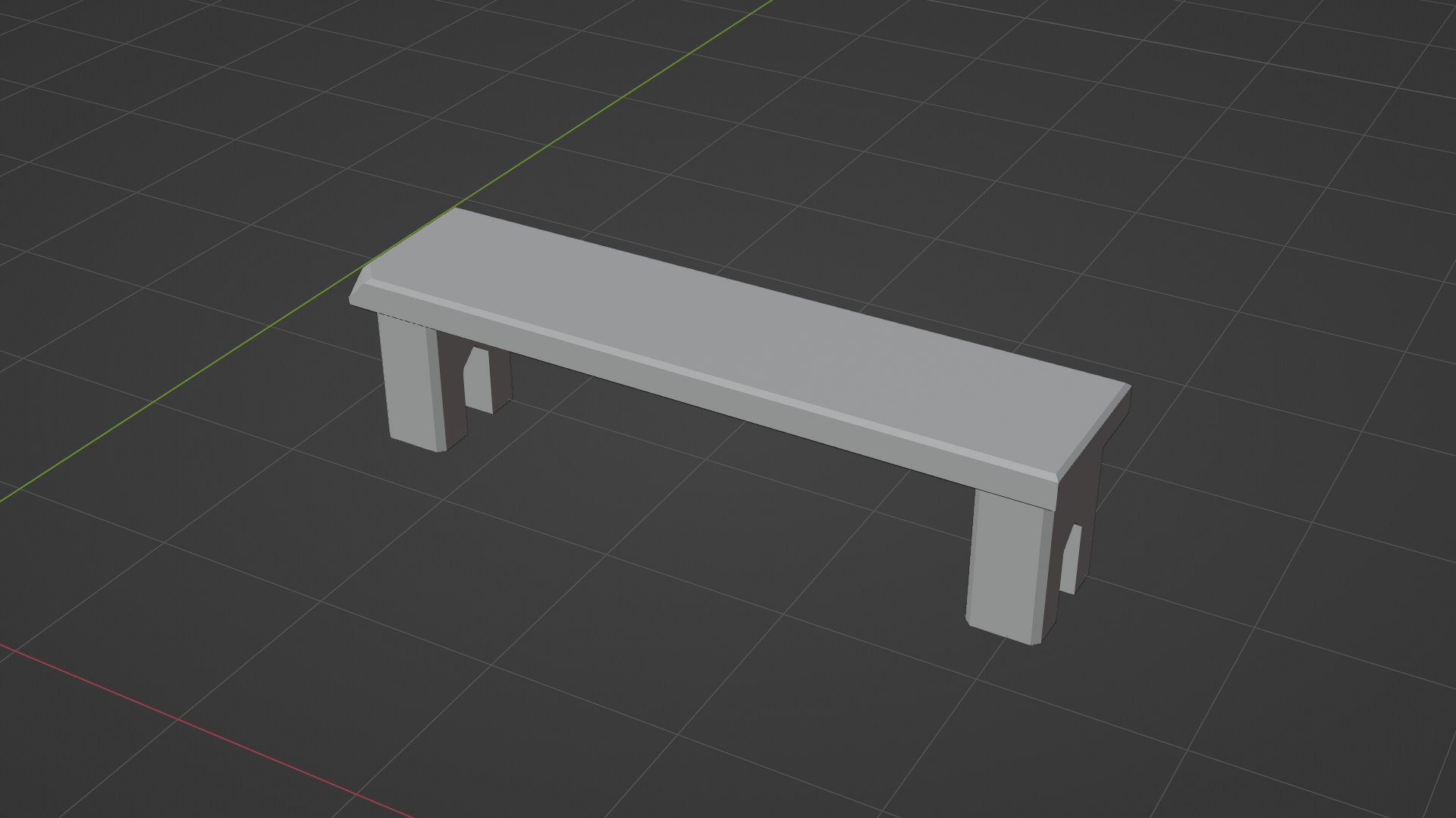 Stylised Stone Bench 3D Model - TurboSquid 2154338