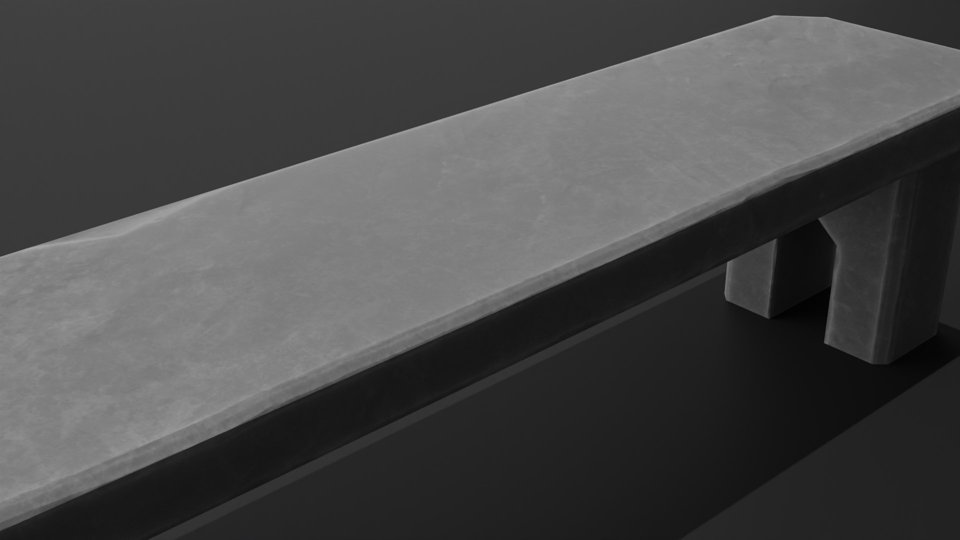 Stylised Stone Bench 3D Model - TurboSquid 2154338