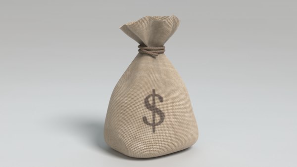 Money bag 3D model - TurboSquid 1520294