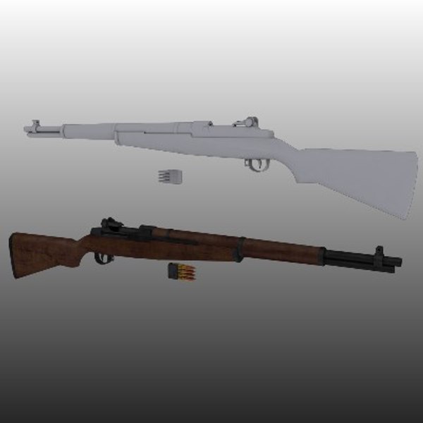 modelo 3d M1 Garand - TurboSquid 496837