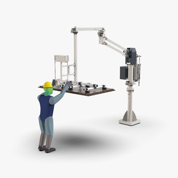 modelo 3d Pneumatic Manipulator Arm - TurboSquid 1991873