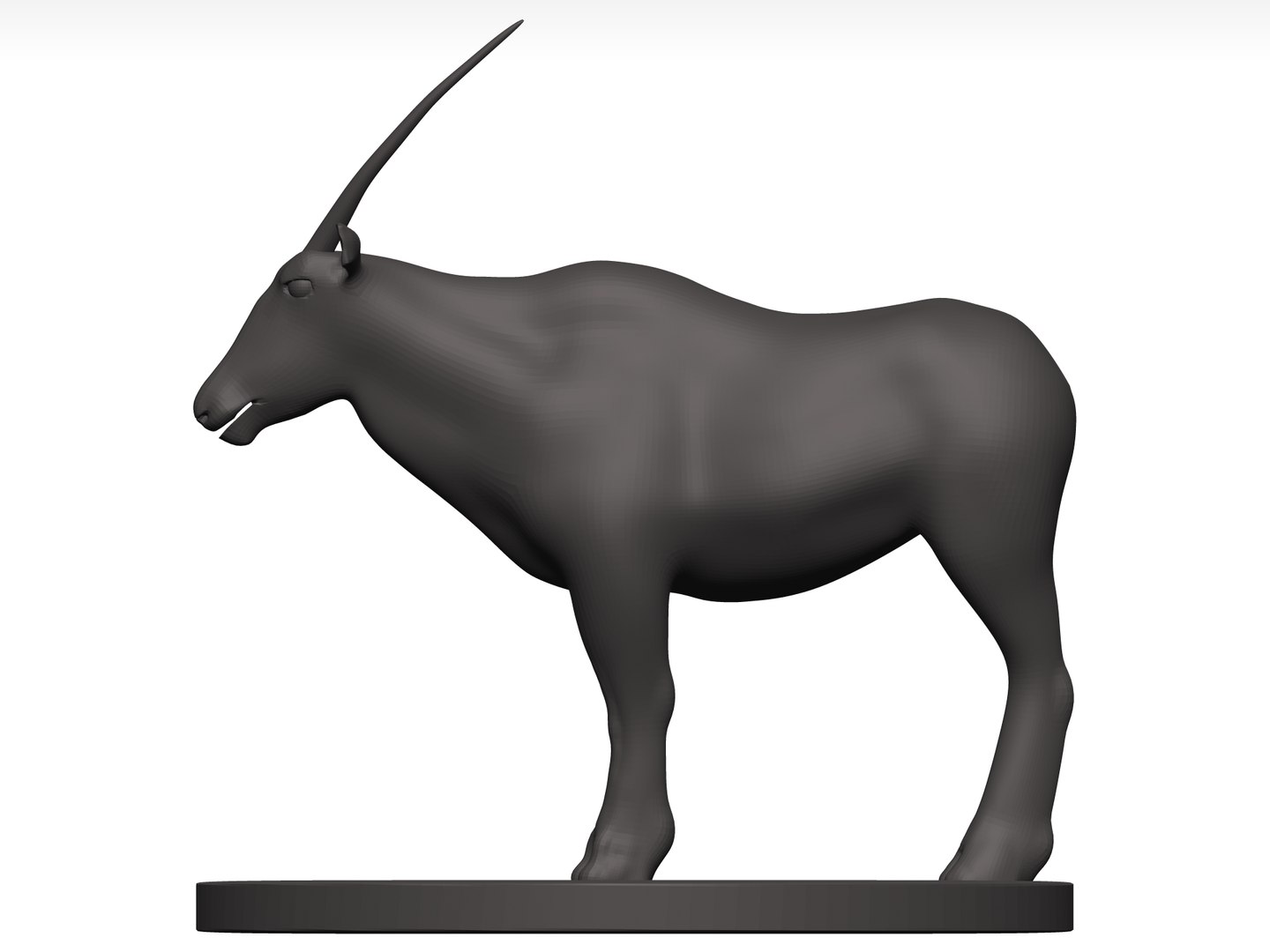 Gemsbok Stl 3D Model - TurboSquid 1774187