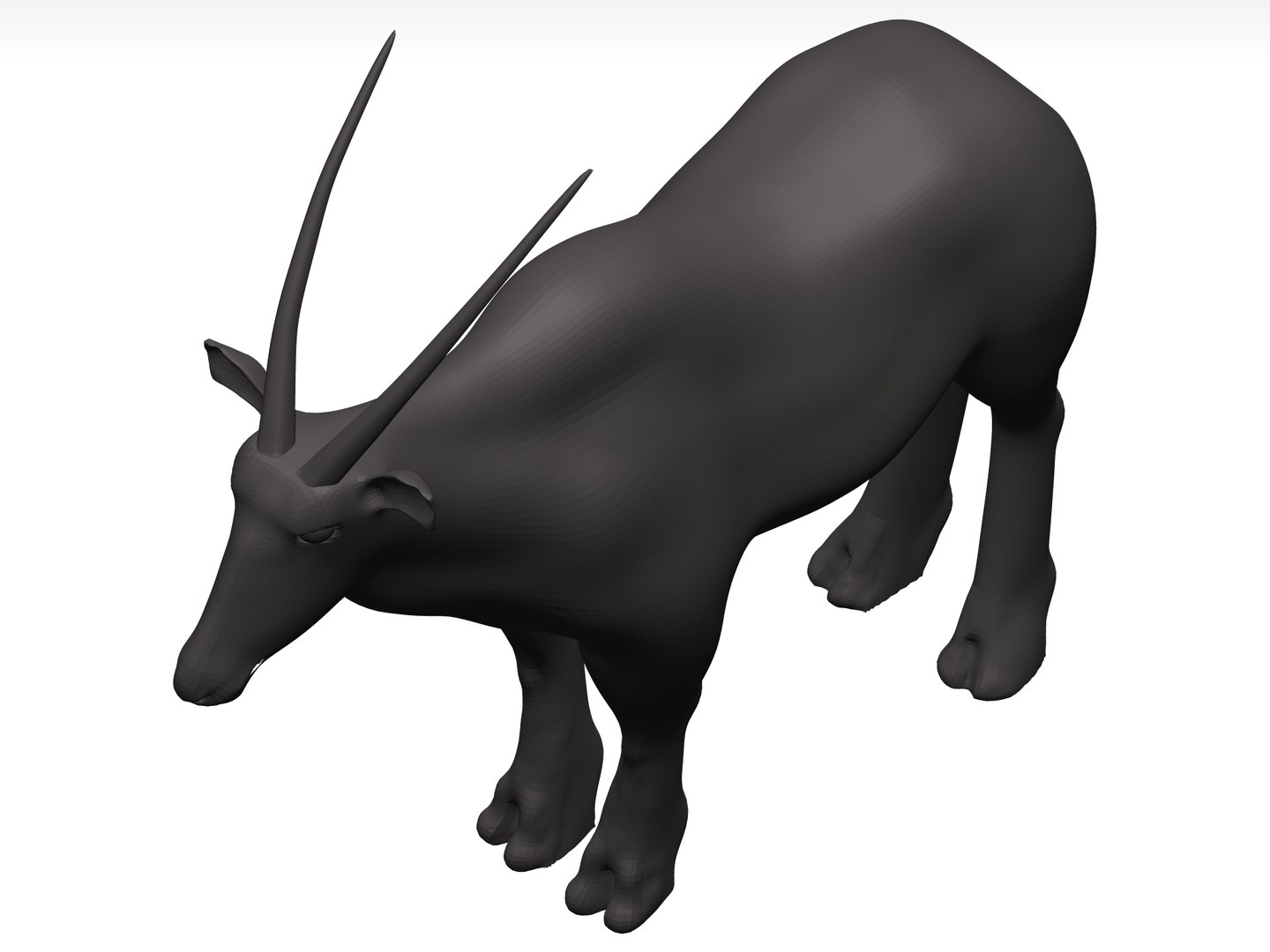 Gemsbok Stl 3D Model - TurboSquid 1774187