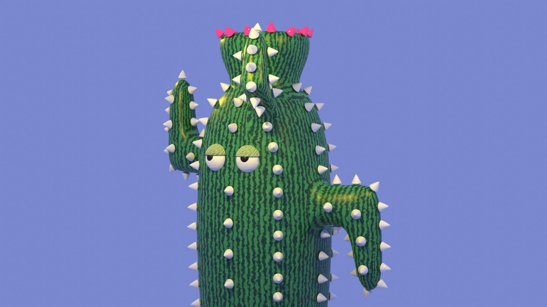 3D Cactus Character - TurboSquid 2142109