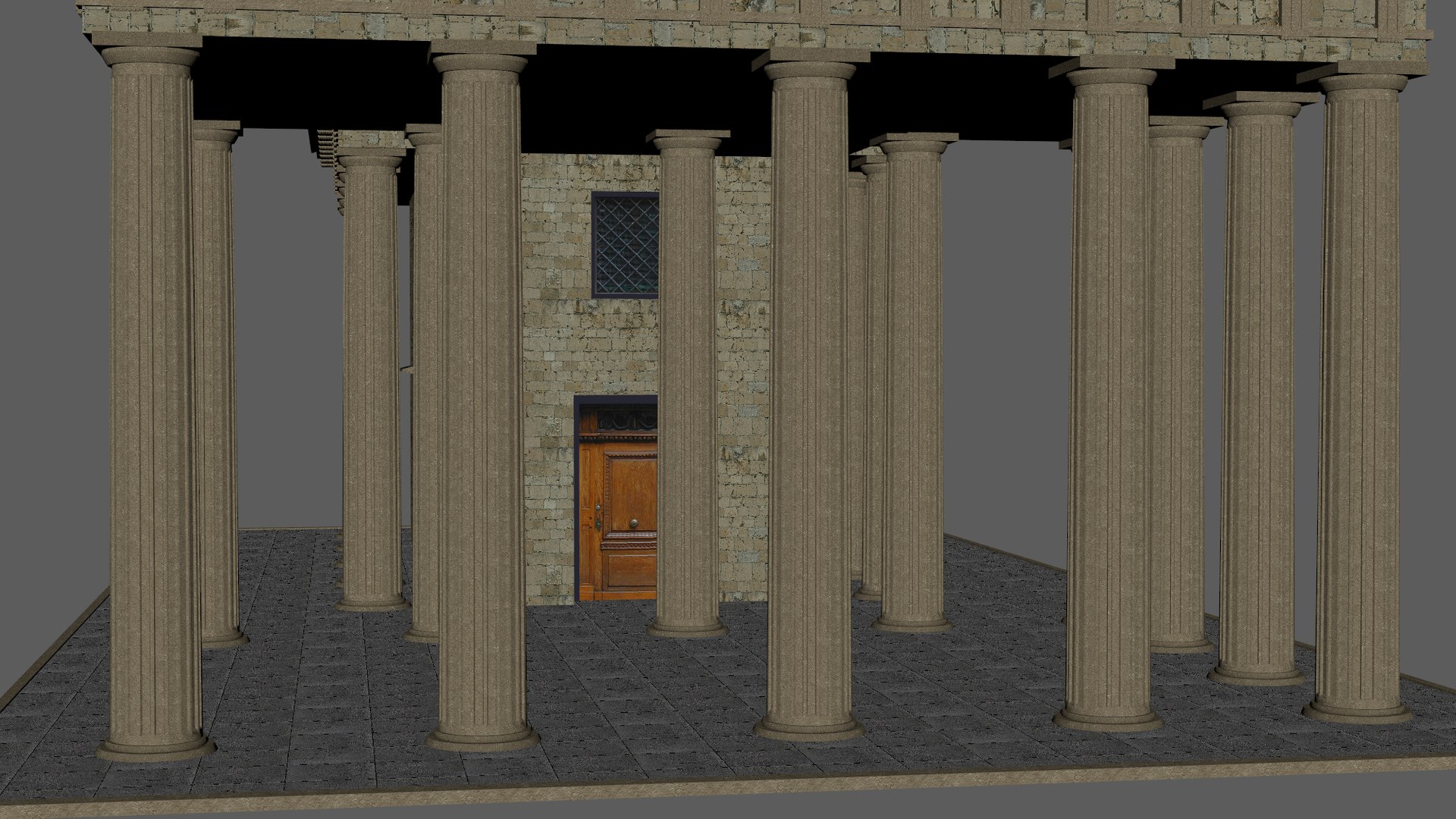Greek classi building 3D model - TurboSquid 1253060