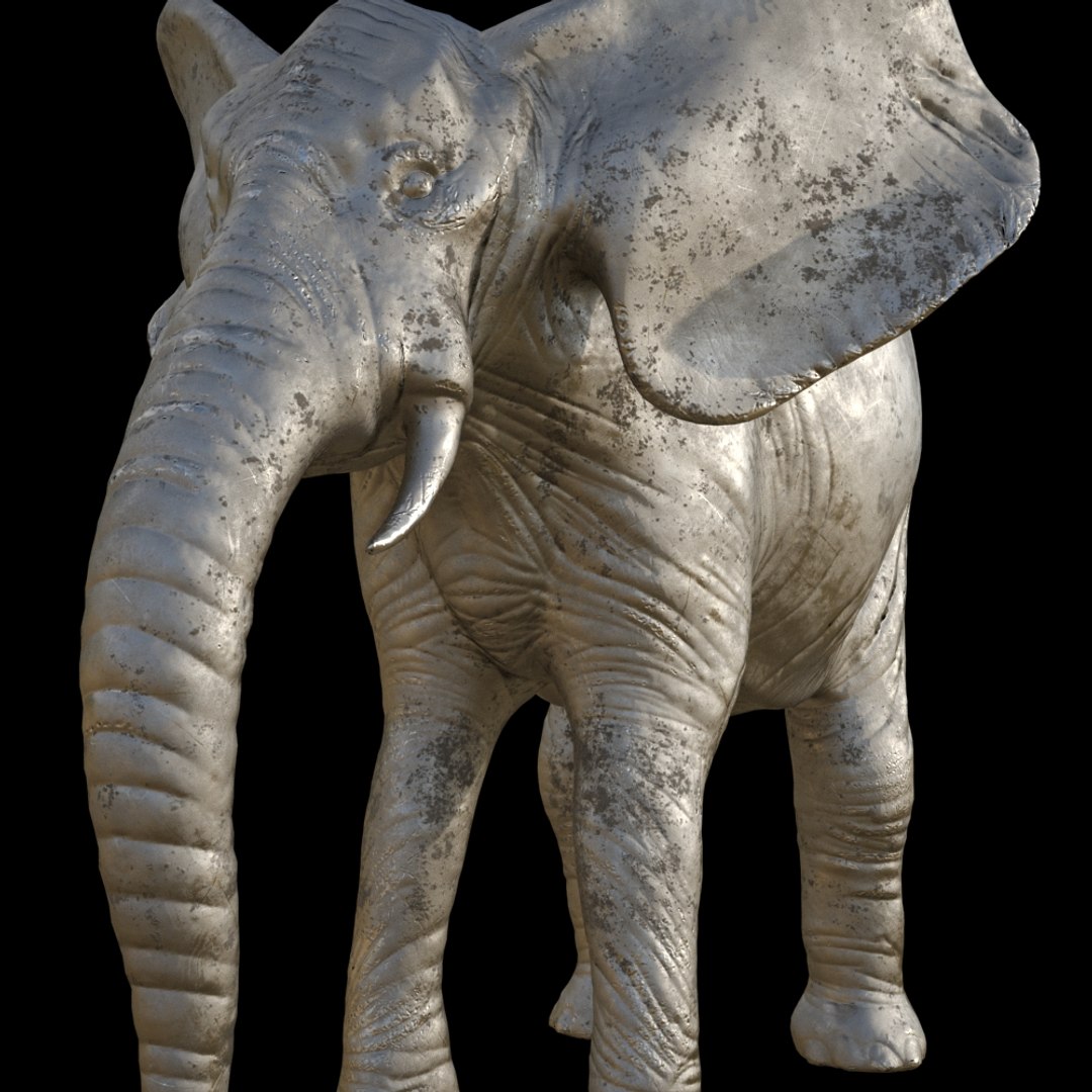3D model elephant sculpture - TurboSquid 1152456