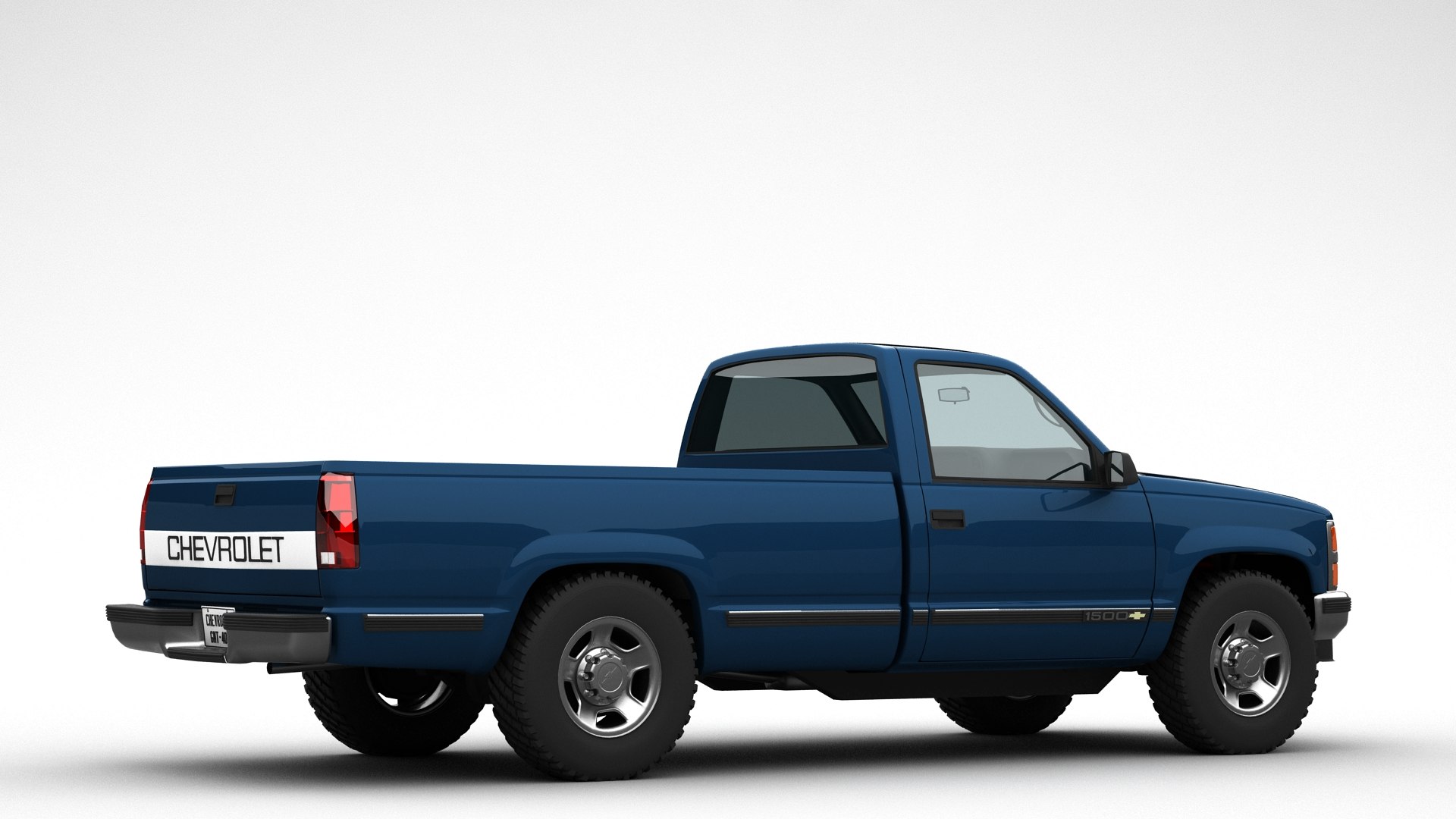 3D Chevrolet Silverado 1500 1994 Model - TurboSquid 2010770