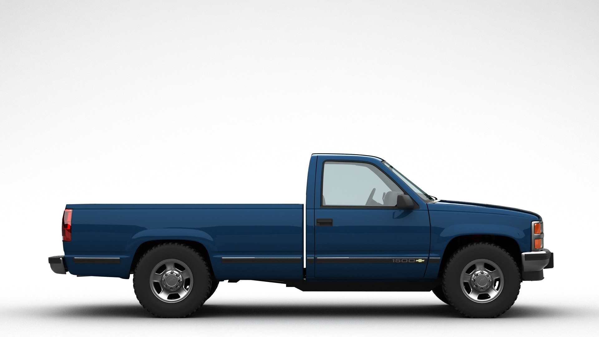 3D Chevrolet Silverado 1500 1994 Model - TurboSquid 2010770