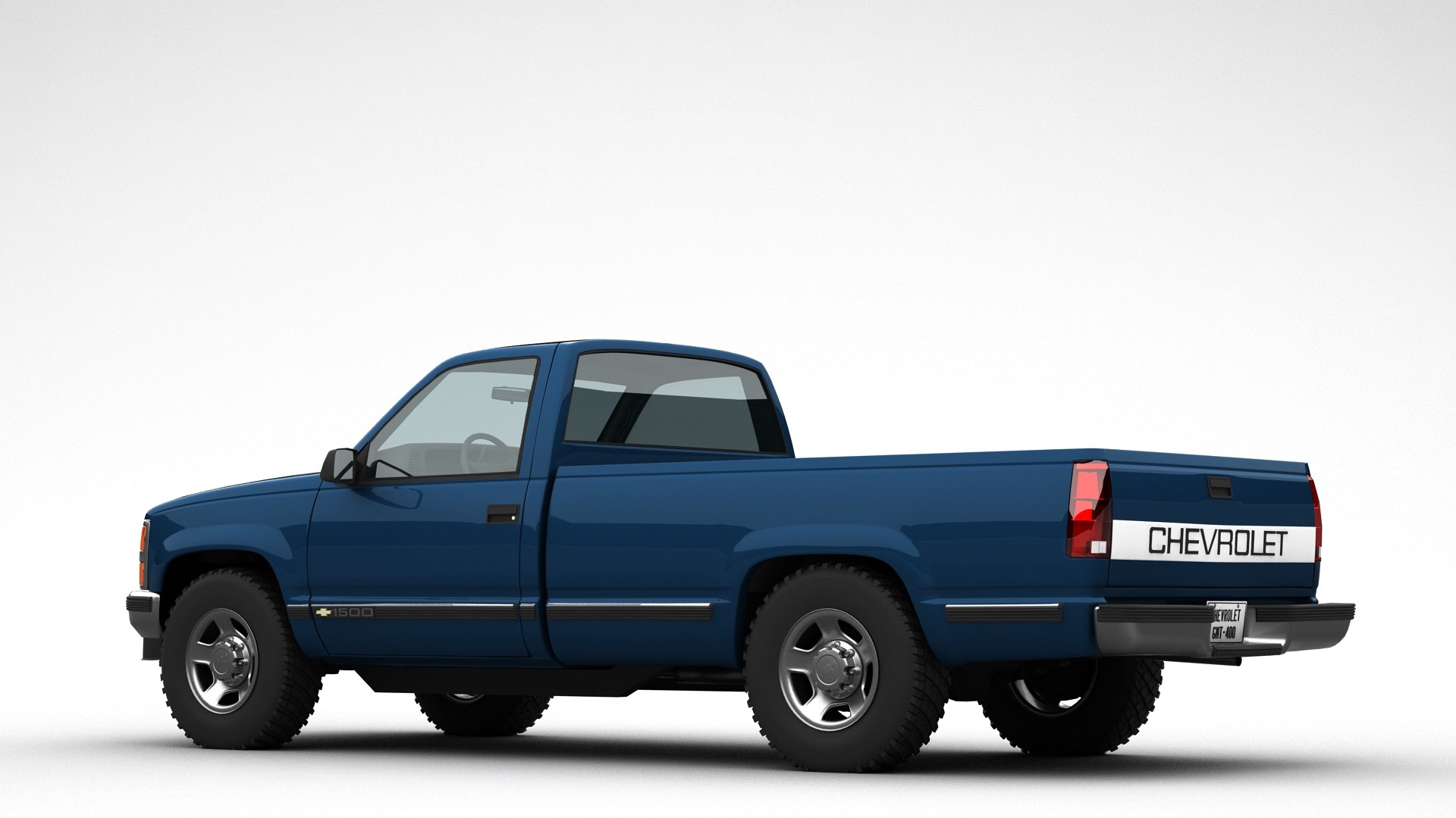 3D Chevrolet Silverado 1500 1994 Model - TurboSquid 2010770
