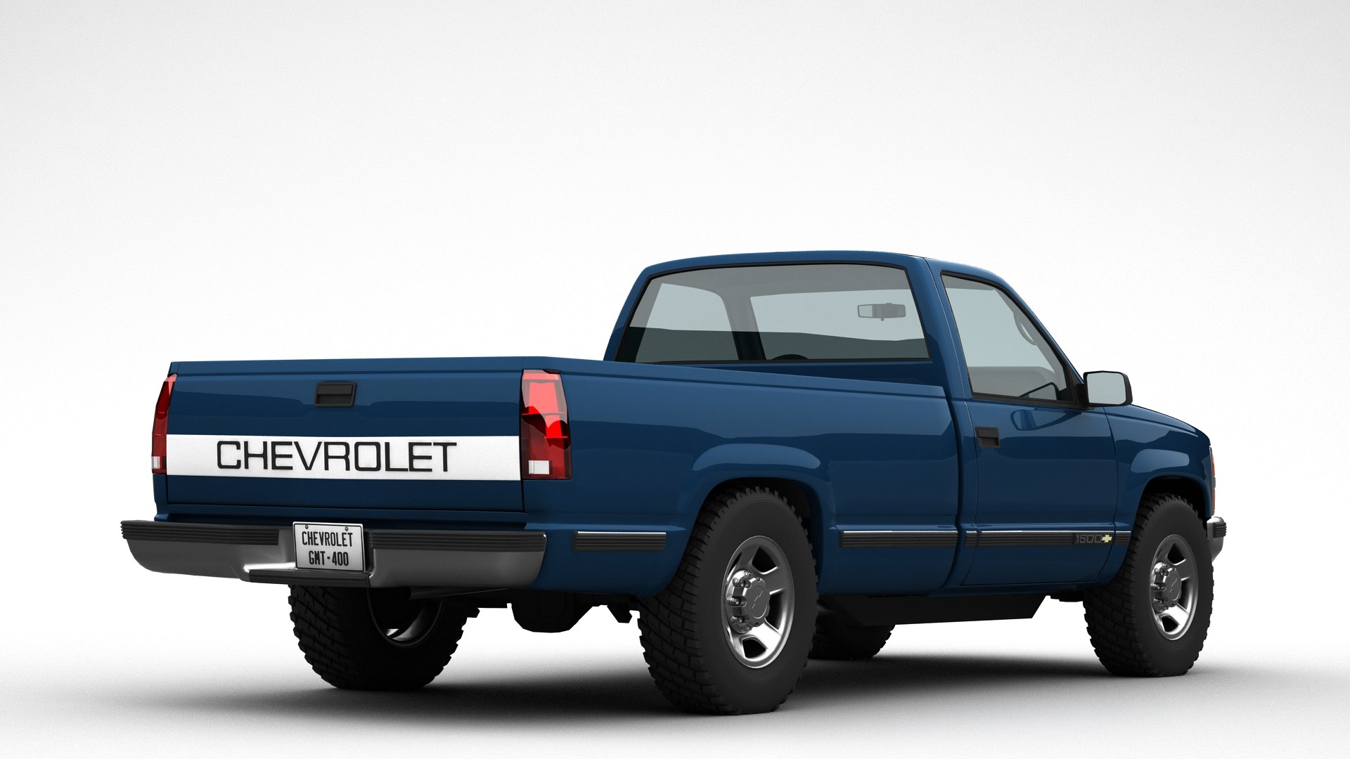 3D Chevrolet Silverado 1500 1994 Model - TurboSquid 2010770