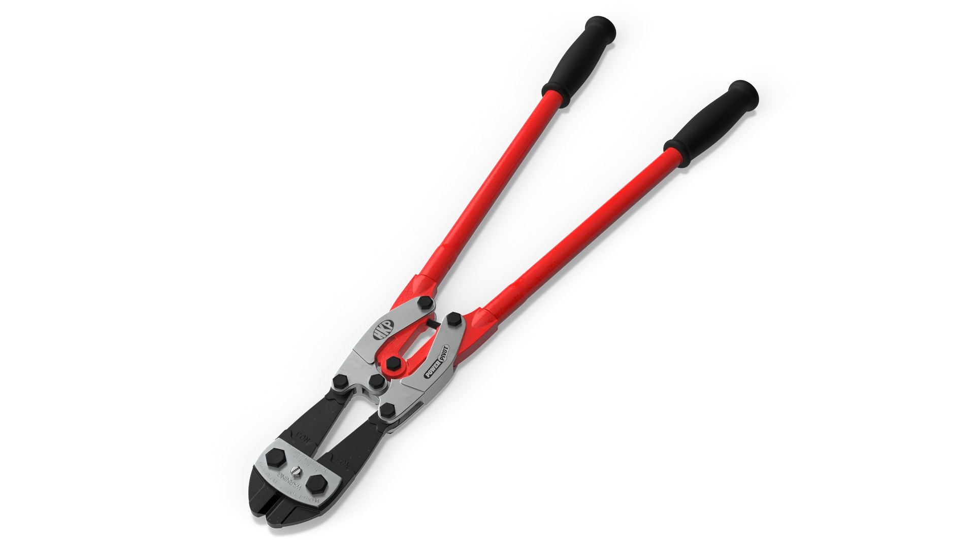 3D Industrial Bolt Cutter Tool Red Model - TurboSquid 2224895
