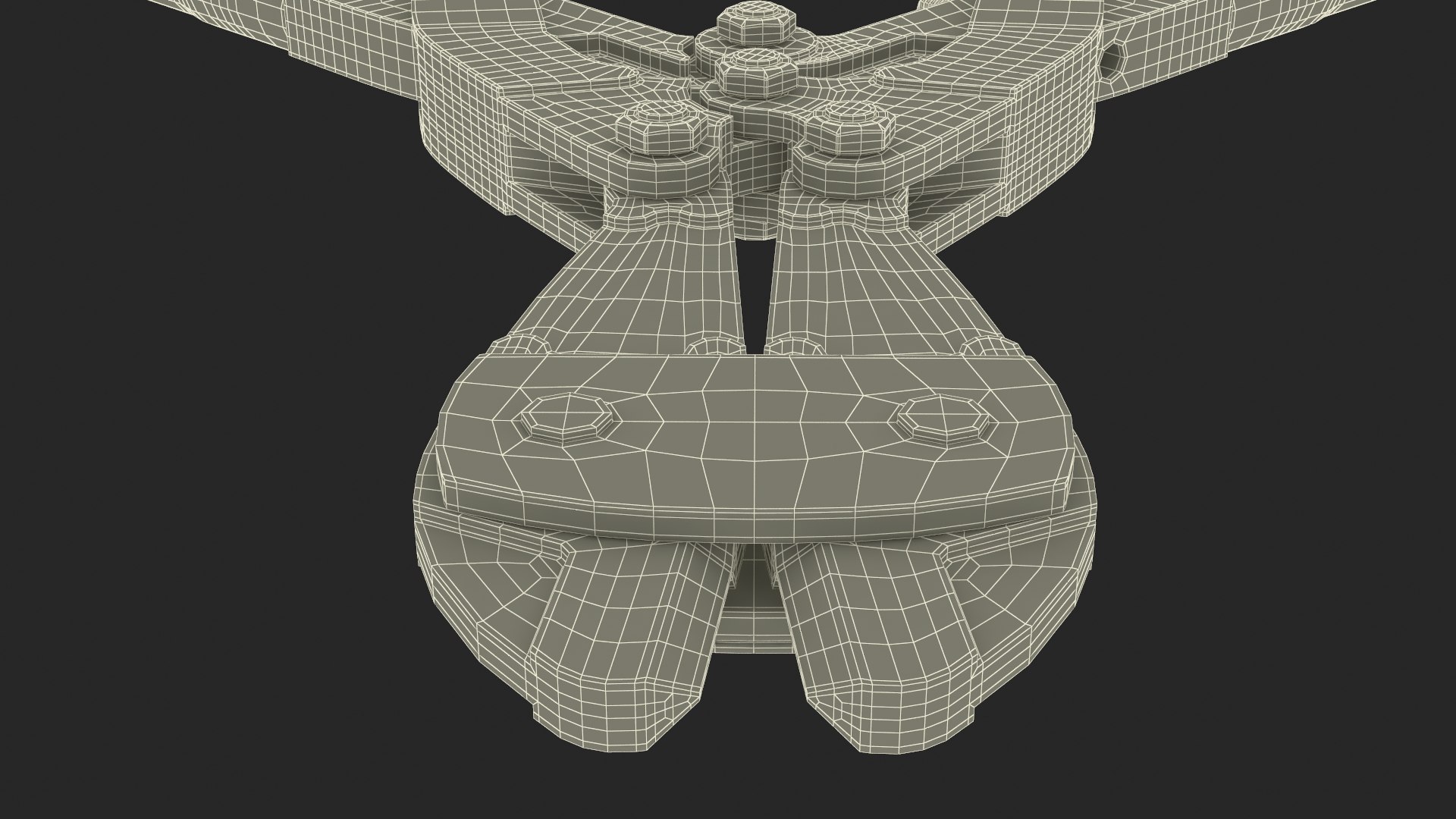 3D Industrial Bolt Cutter Tool Red Model - TurboSquid 2224895