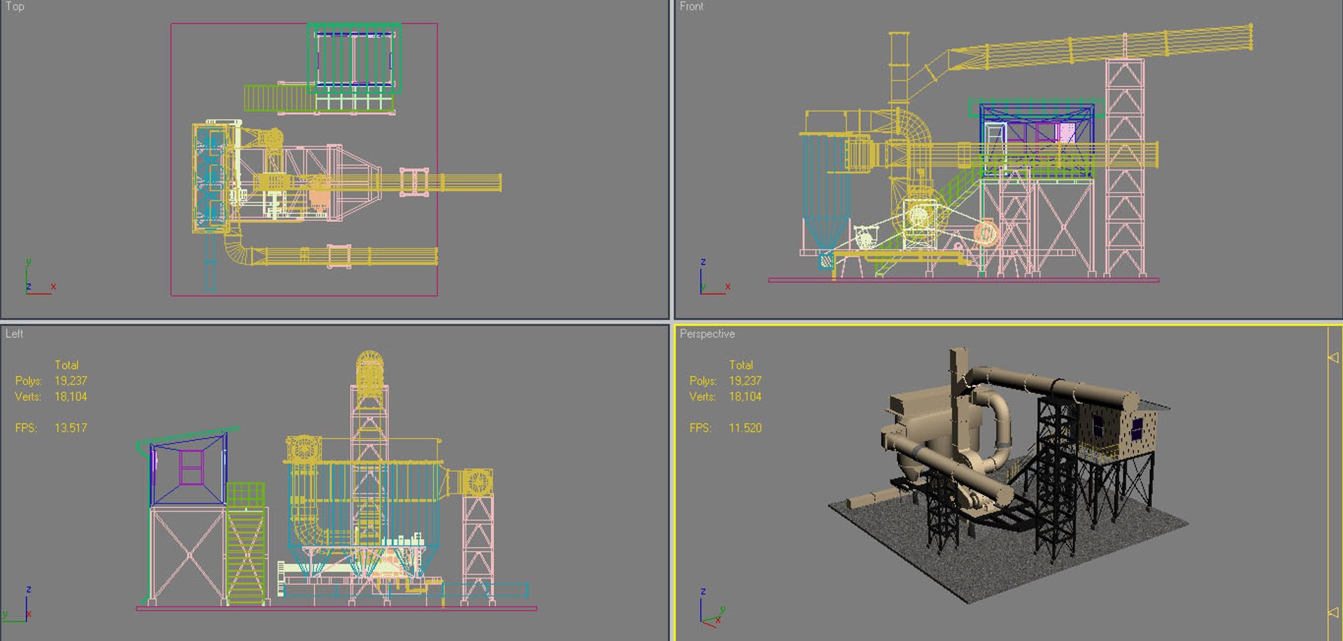 3D Industrial Element 2 - TurboSquid 1512366
