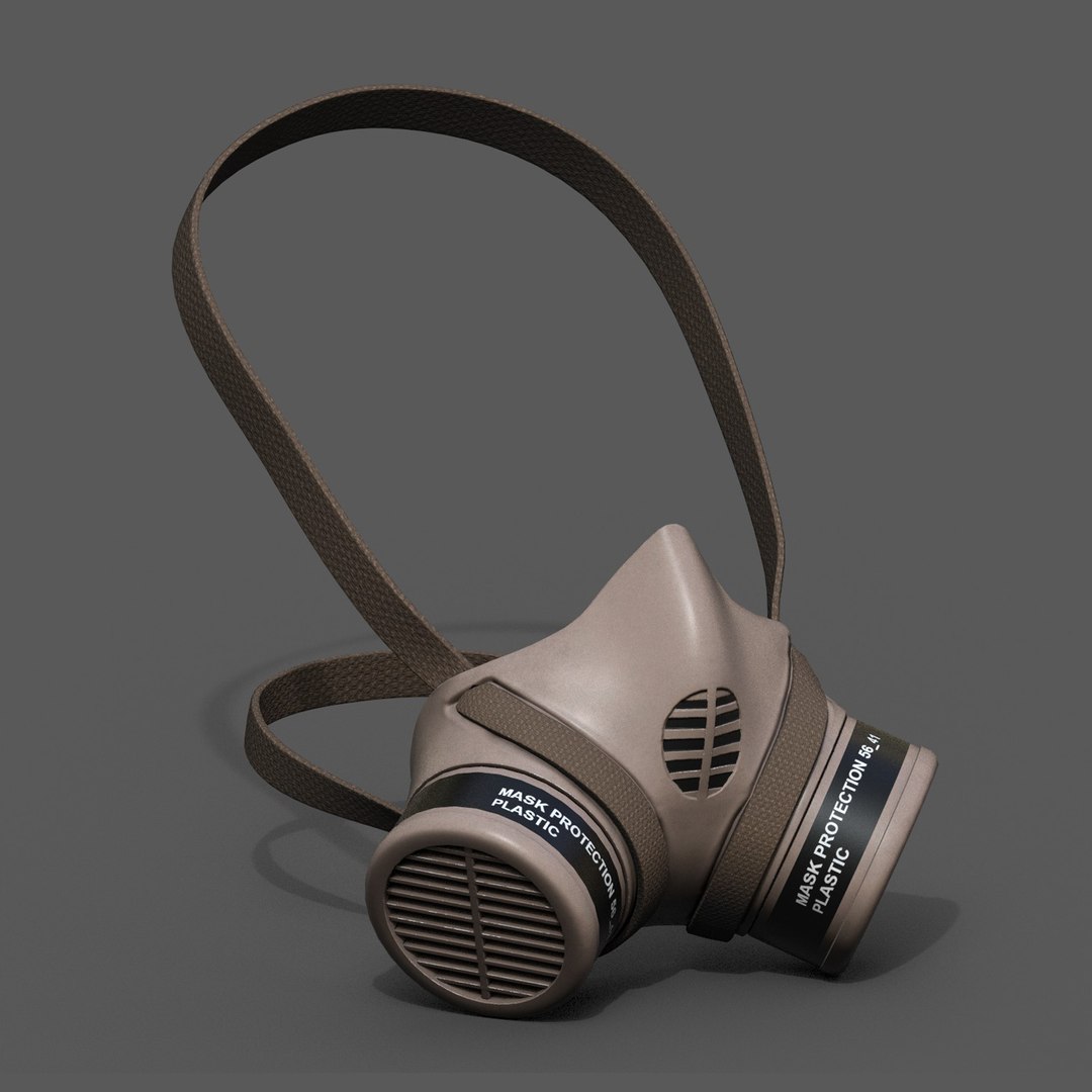 Gas mask model - TurboSquid 1558833