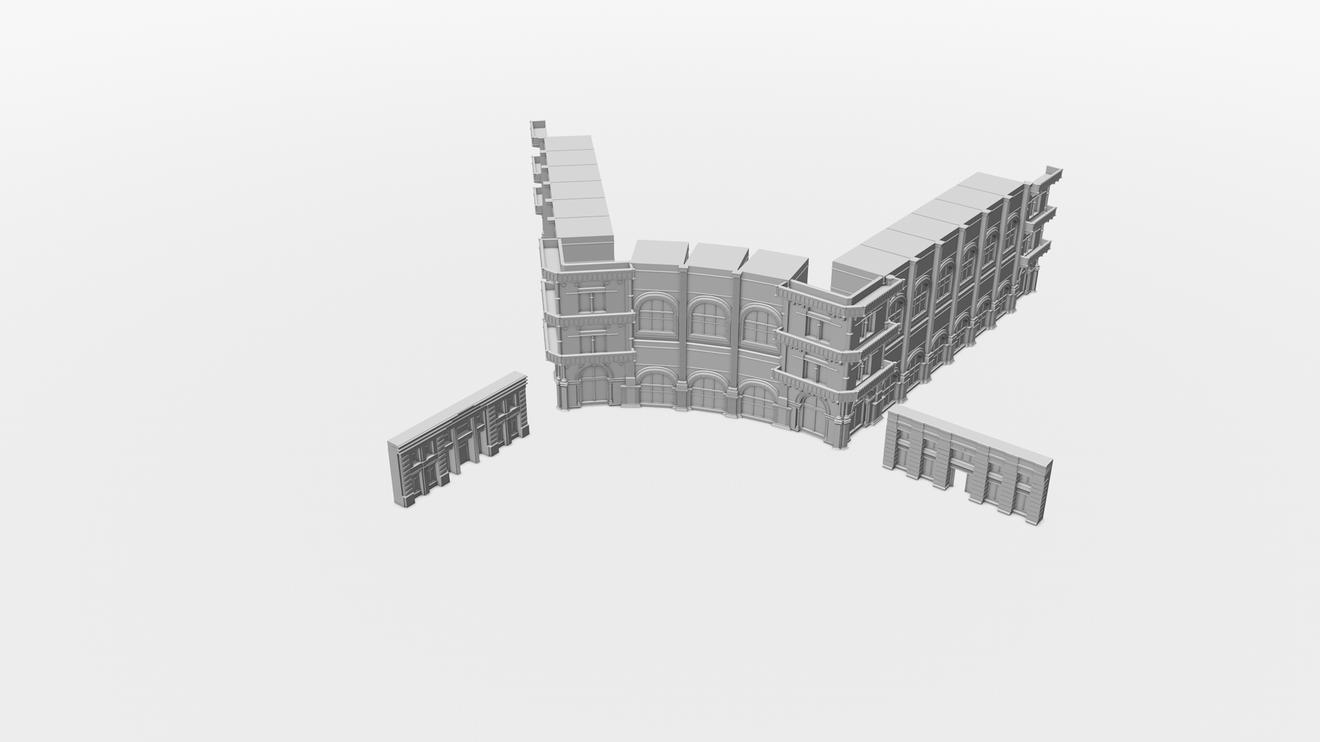 3D European Buildings - TurboSquid 2171686