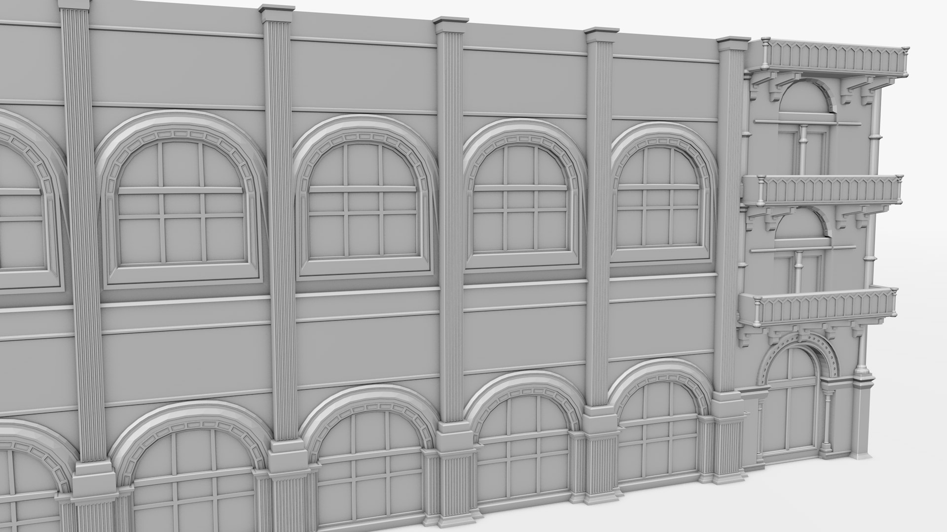 3D European Buildings - TurboSquid 2171686