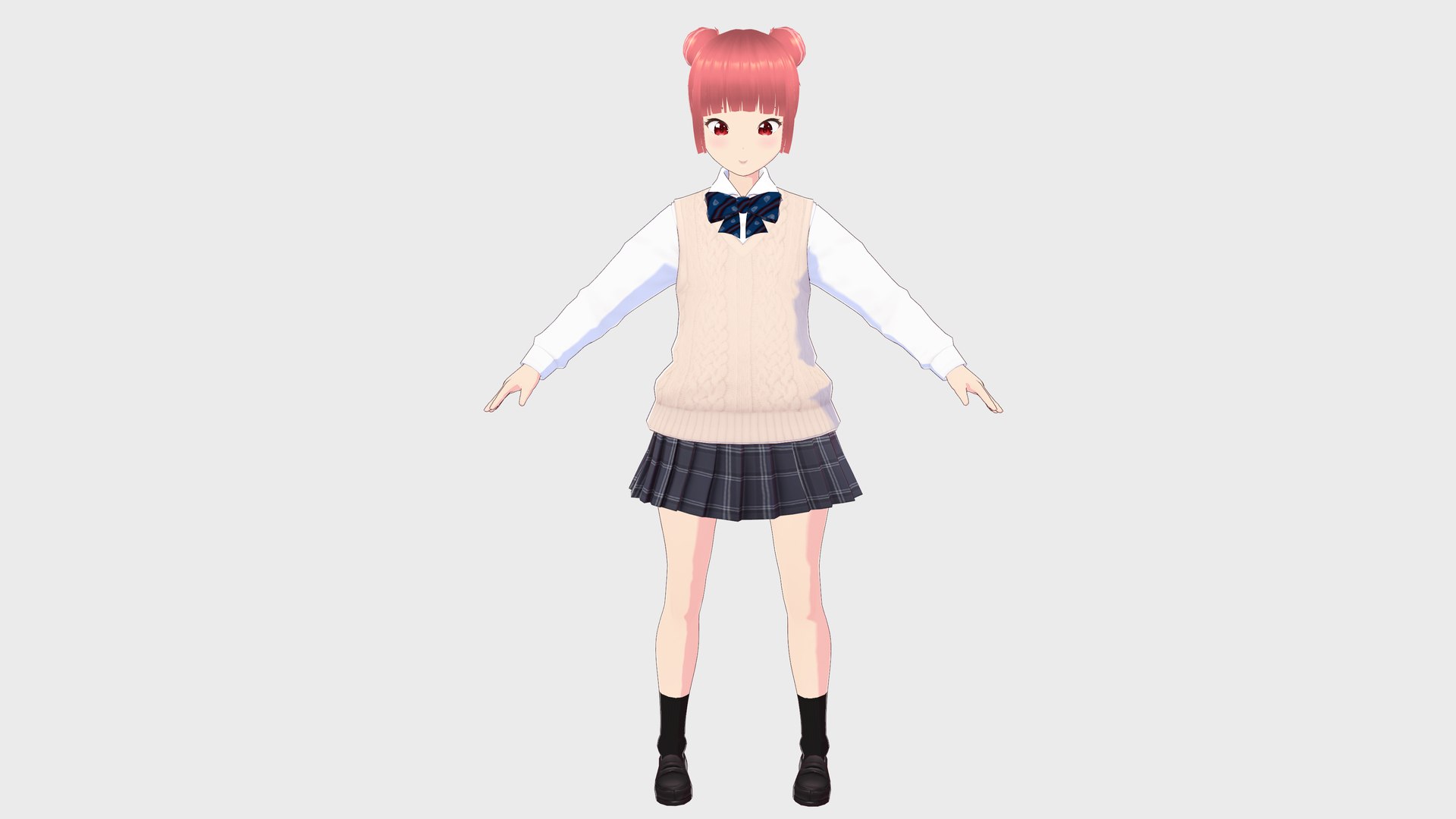 3D model BABY YOUNG RIGGED 3D MODEL CHARACTER T -POSE SHAPE KEYS ...