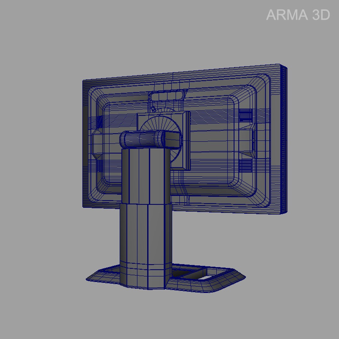 Hp Lp2475w Monitor 3d Model