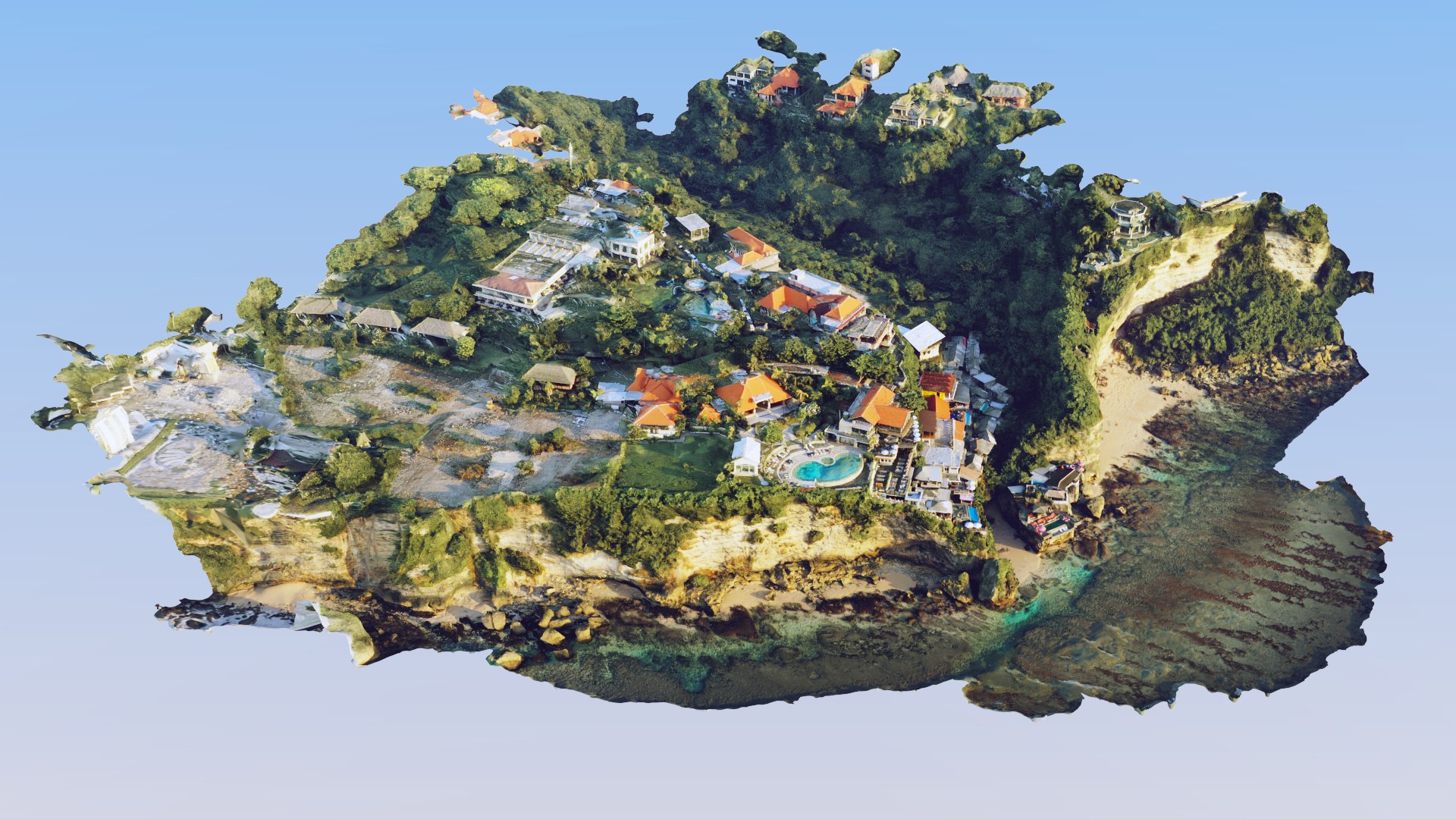 3D Model Bali Uluwatu Cliff Photogrammetry Scanned - TurboSquid 1905075