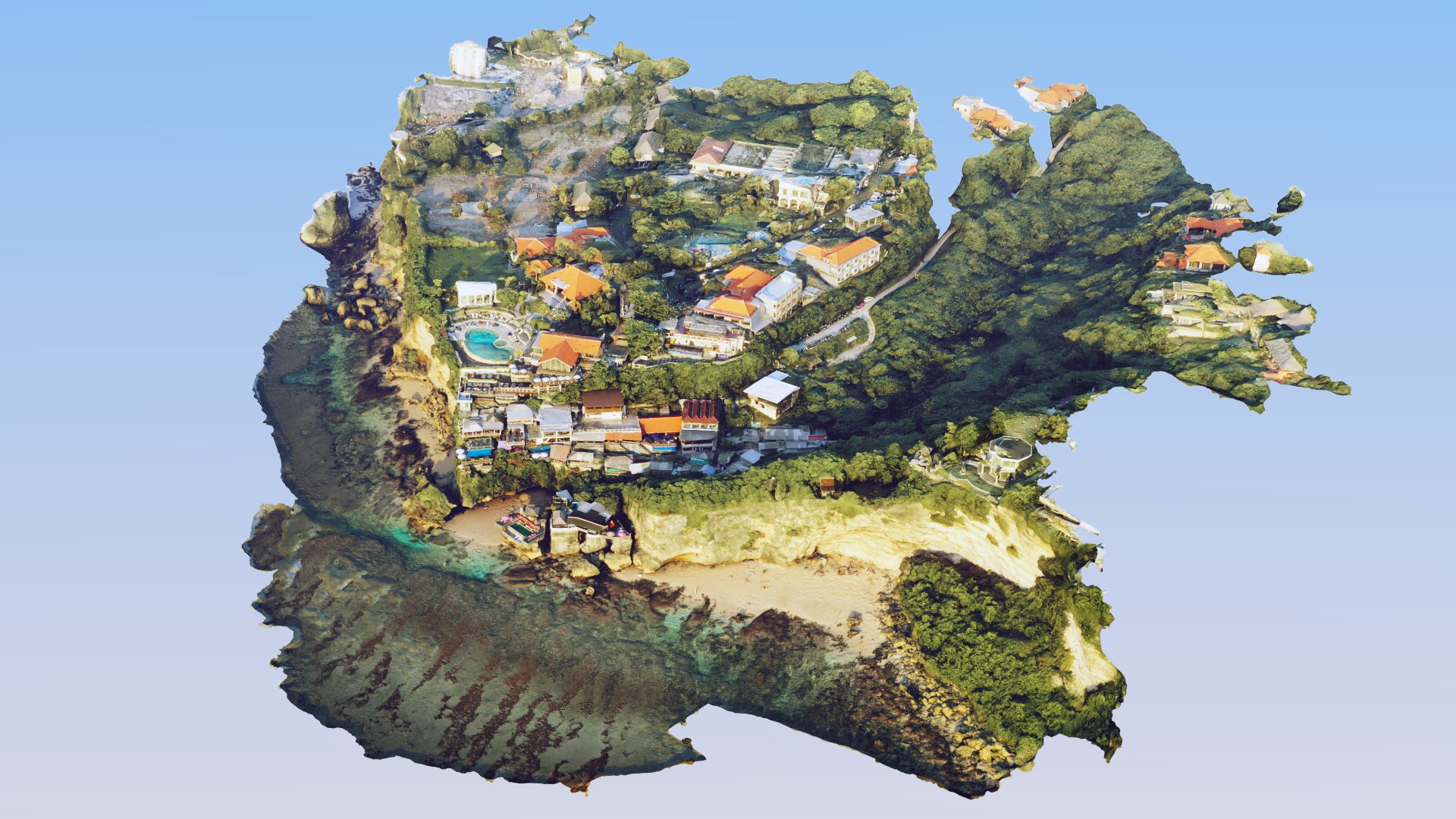 3D Model Bali Uluwatu Cliff Photogrammetry Scanned - TurboSquid 1905075
