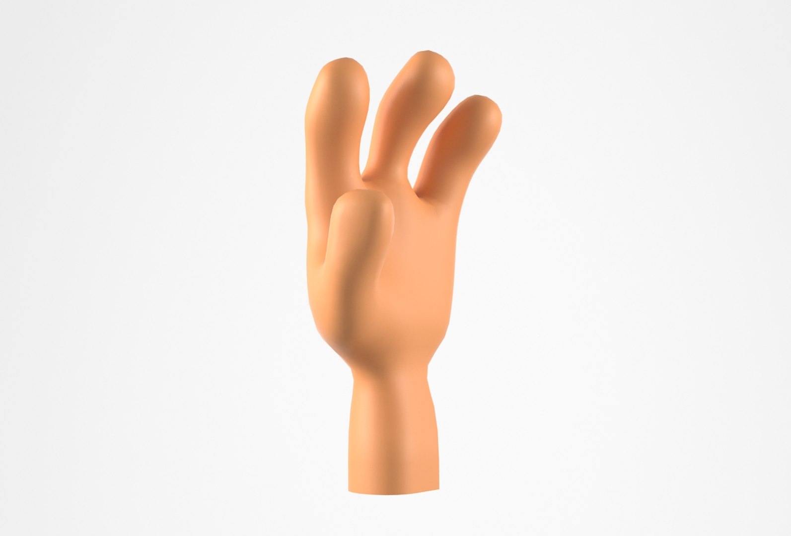 3D Hands Stylized Cartoon Character Model - TurboSquid 1335167