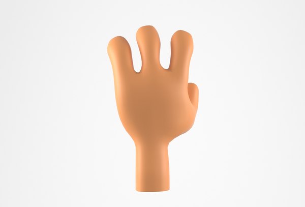 3D hands stylized cartoon character model - TurboSquid 1335167