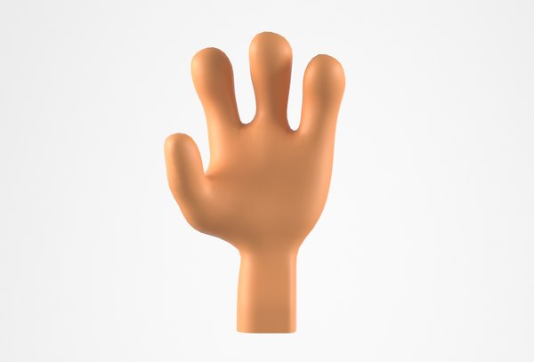 3D hands stylized cartoon character model - TurboSquid 1335167